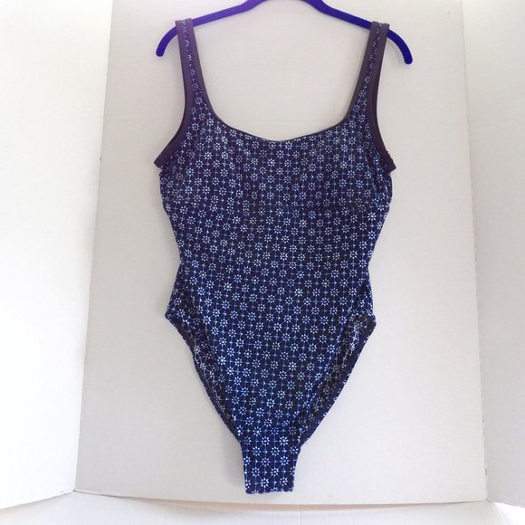 Lands' End | Swim | Lands End Piece Bathing Suit Size 14 Navy | Poshmark
